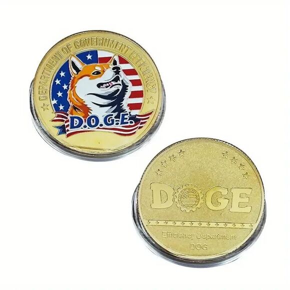 Art | Novelty Coin Doge Challenge Coin Distinctive Gift Collectible ...